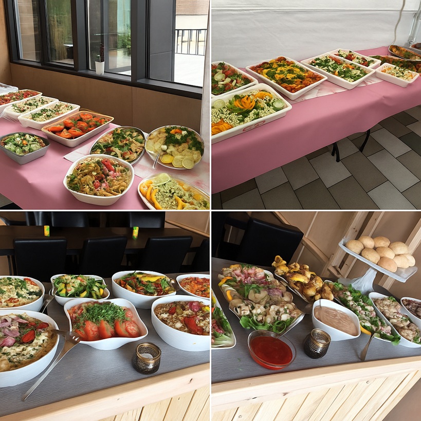 Koud buffet. :: Den teluur